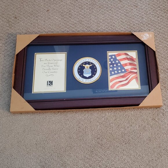 K & Company | Accents | New In Box Air Force 2 Photos Collage Frame ...